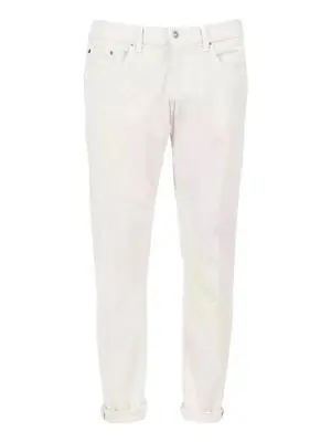 DONDUP Cuffed Jeans - White
