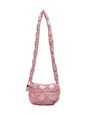 CARLYN Quilted Crossbody Bag - Pink