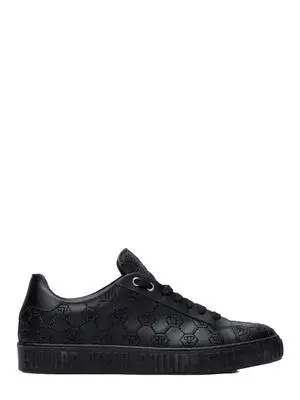 Philipp Plein Carson Monogram Strass Sneakers - Black
