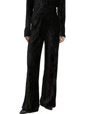 Joseph Ribkoff Elasticated-waistband Flared Trousers - Black