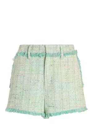 GENNY Fringed Shorts - Blue