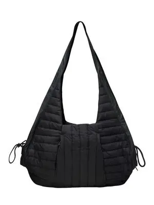Rains Quilted Drawstring Shoulder Bag - Black
