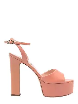 Casadei Platform Ankle-strap Sandals - Pink