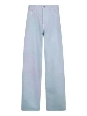 HAIKURE Wide-leg Jeans With Logo Patch - Blue