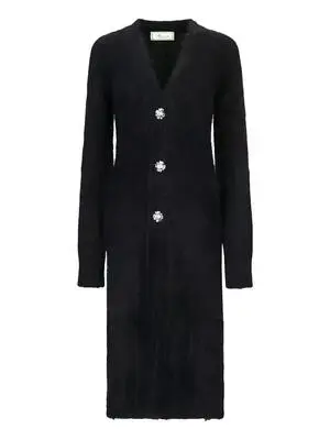 BLUMARINE Single-Breasted Knitted Coat