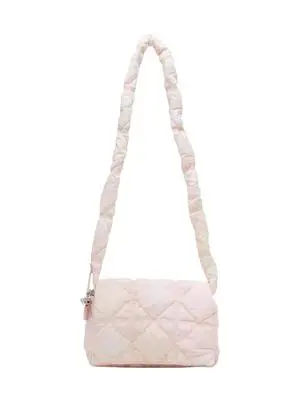 CARLYN Quilted Cross Body Bag - Pink