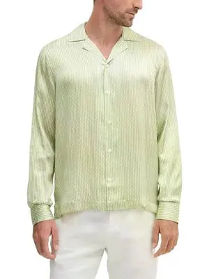Frescobol Carioca Buttoned Pattern Shirt - Green