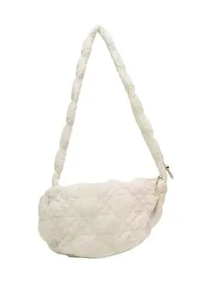 CARLYN Quilted Tote Bag - Neutrals