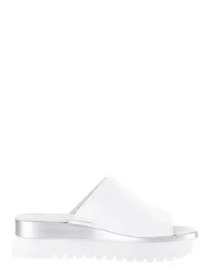Gabor Platform Slip-on Sandals - White