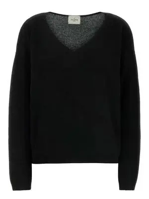 Le Kasha Tiber V-neck Sweater - Black