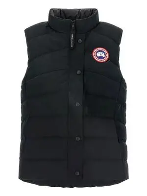 Canada Goose Quilted Logo Patch Vest - Black