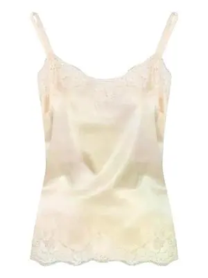Dolce & Gabbana Laced Pyjama Top - Neutrals