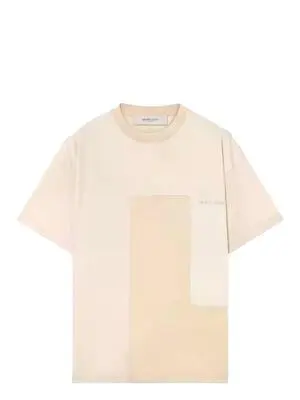 GOLDEN GOOSE Patchwork T-shirt - Neutrals