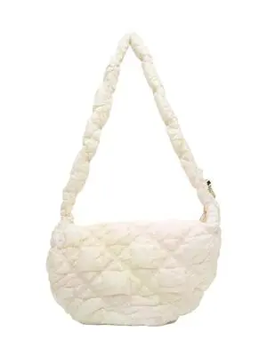 CARLYN Cozy Quilted Shoulder Bag - Neutrals