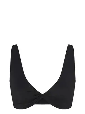 SKIMS X Nike Twist-front Sport Bra - Black