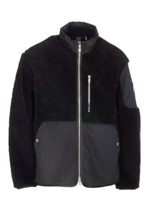 Moose Knuckles Patch-pocket Fleece Jacket - Black