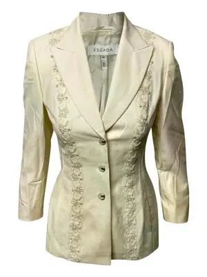 Escada Lace-detail Suit - Neutrals