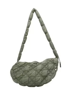 CARLYN Cozy Quilted Tote Bag - Green