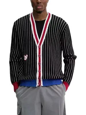 INBETWEENERS Striped Appliqué Cardigan