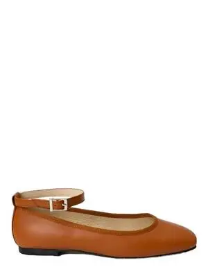 MENINA STEP Brive Classic Mary Jane Flat - Caramel
