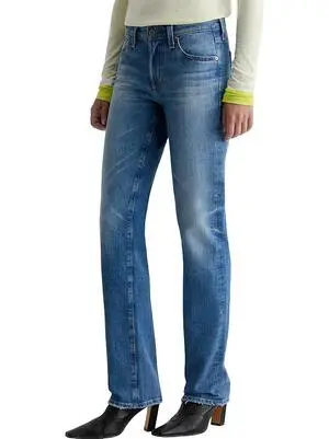 Ag Sandra Low Rise Straight Jeans - Years Regal