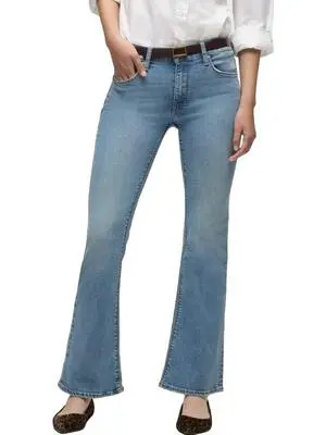 HUDSON JEANS Nico Mid-Rise Bootcut Barefoot Jean