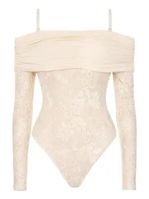Zimmermann Rebellion Lace Bodysuit - Ivory