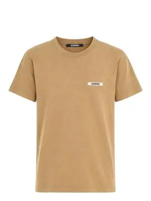 Jacquemus Grosgrain Short-sleeve T-shirt - Beige