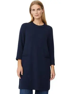 MASAI COPENHAGEN Goldine Tunic Dress - Navy Blazer
