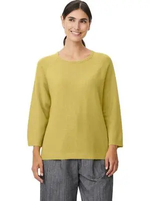 MASAI COPENHAGEN Fabizia Round Neck Knitted Blouse - Muted Lime
