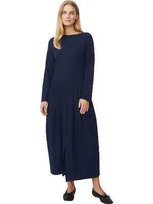 MASAI COPENHAGEN Tapered Tunic Dress - Navy Blazer