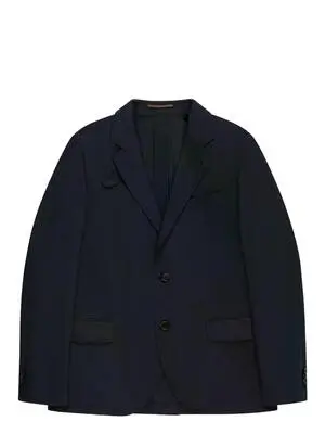 Incotex Throat-latch Single-breasted Blazer - Blue