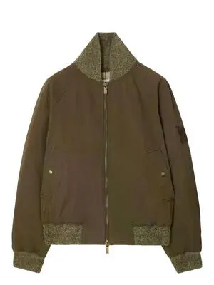 Burberry Logo-detail Bomber Jacket - Green