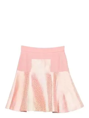 Alexander McQueen Paneled Midi Skirt - Pink