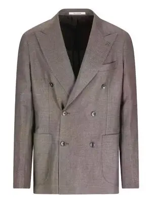 Tagliatore Double-breasted Jacket - Brown