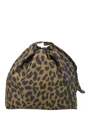 Aspesi Animal-print Tote Bag - Brown
