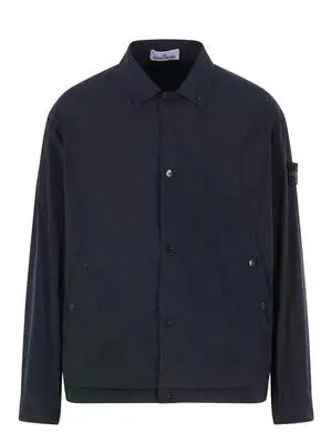 Stone Island Single-breasted Jacket - Blue