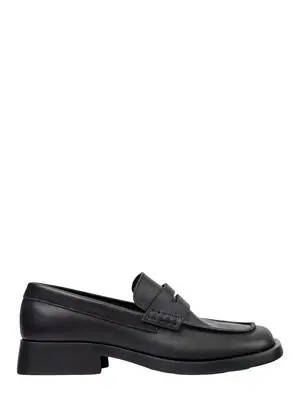 Camper Donna Leather Loafers - Black
