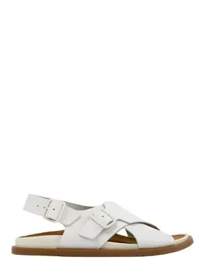 Camper Lluc Buckled Sandals - White