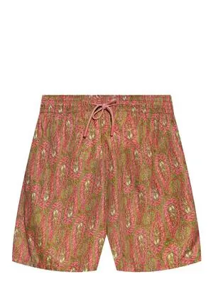 Etro Paisley-print Swim Shorts - Pink