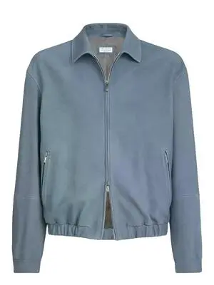 Brunello Cucinelli Zip-up Jacket - Blue
