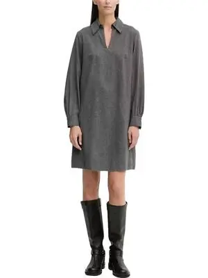 Marc O'polo V-neck Mini Dress - Grey