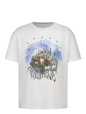 We11Done City Graphic Regular-fit T-shirt - White