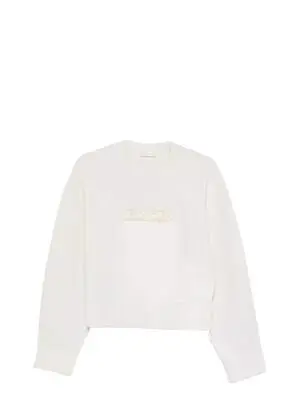 Moncler Logo-patch Sweatshirt - Neutrals