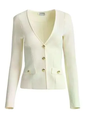 St. John Santa Roma Cardigan - Neutrals