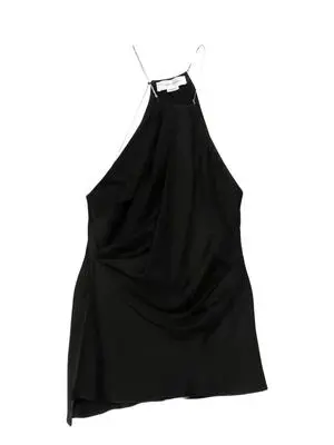 Victoria Beckham Halterneck Sleeveless Blouse - Black