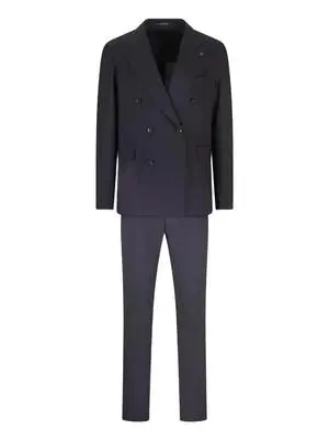Tagliatore Double-breasted Two-piece Suit - Blue