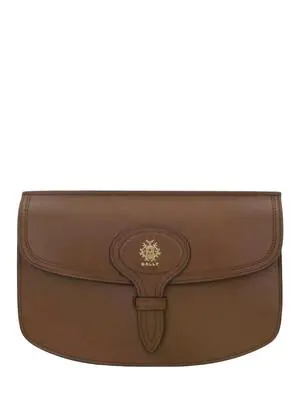 Bally Logo-plaque Crossbody Bag - Brown