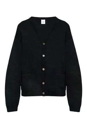 Vetements Button-up Cardigan - Black
