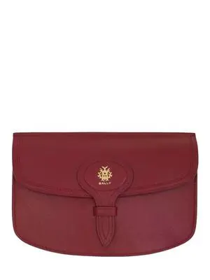 Bally Logo-detail Leather Crossbody Bag - Red
